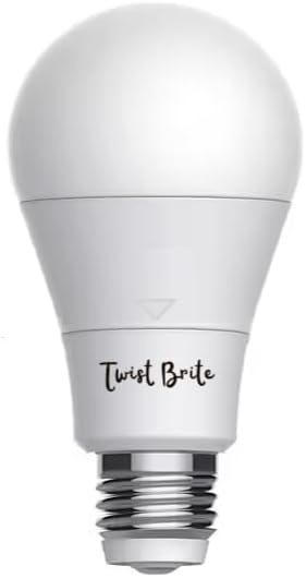 Twist Brite Dimmable LED Light Bulb - Built in Control with a Simple ...