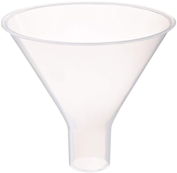 Plastic powder funnel 100 mm Pack of 1 : Amazon.in: Home & Kitchen