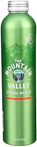 Amazon.com: Mountain Valley, Spring Water, Aluminum Bottle, 25.36 ...