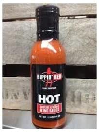 Amazon.com : Rippin' Red Wing Sauce Hot - 12 fl. oz : Grocery & Gourmet Food