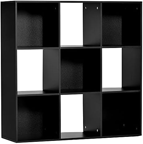 HOMCOM 3-tier Step 6 Cubes Storage Unit Particle Board Cabinet Bookcase ...