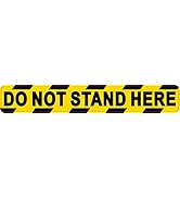 Amazon.com: StickerTalk Do Not Tap on Glass Vinyl Sticker, 10 inches by ...