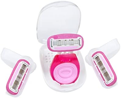 Amazon.com: Mini 5 Blade Razor for Lady, Purple Women Razor with ...