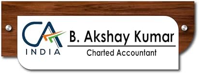 Welcomewallz Chartered Accountant Name Plate For Office Entrance | CA ...