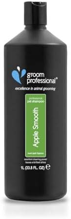 GROOM PROFESSIONAL Apple Smooth Dog Shampoo - Dog Shampoo for Sensitive ...