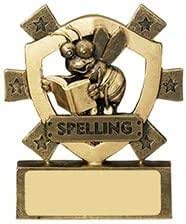 Acrylic Spelling Trophy 8 cm Free Engraving up to 45 Letters RM635 GW ...