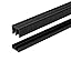 Amazon.com: 4 Ft. Long White Plastic Sliding Door Track Set for 1/4 ...