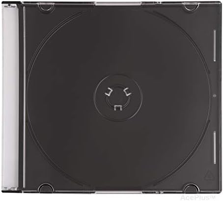 Amazon.com: AcePlus Slim Single Disc CD Jewel Cases in 5.2mm Super Thin ...
