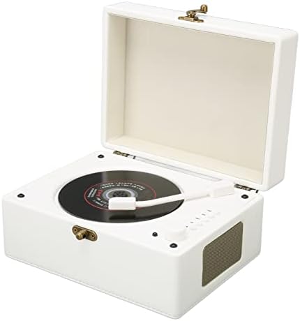 Vintage CD Player with Bluetooth, Portable Retro Suitcase CD Record ...