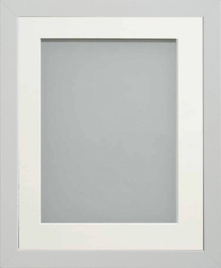 Frame Company Allington White Photo Frame with Off-White Mount, 12×10 ...