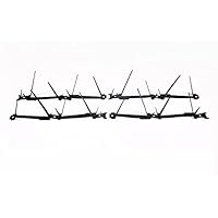 Select Spikes Galvanized Single Sheet Steel Bird Spikes, 11 Ft 91cm 12 ...