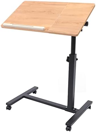 Amazon.com: Black Wood Adjustable Computer Desk Laptop Table Home ...