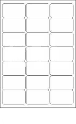 PickTheDeal Multi Purpose Self Adhesive Labels (Lable Size 63.5 x 38 mm ...