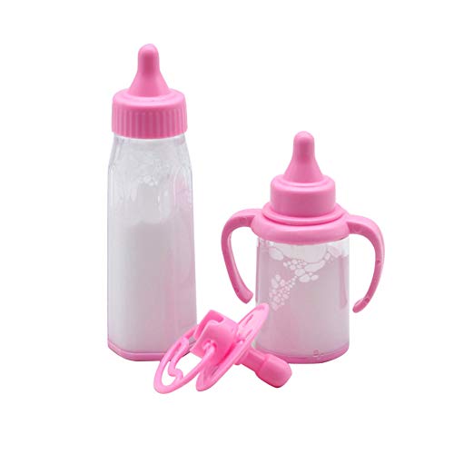 Buy Dollhouse Accessories Simulation Mini Baby Bottle Creative Plastic ...
