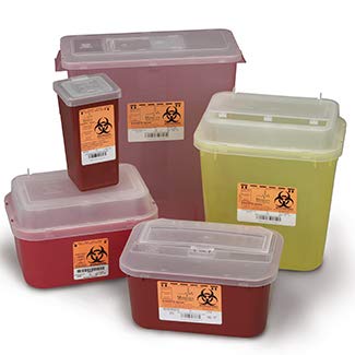 Amazon.com: Medegen Stackable Sharps Container, Polypropylene, 13¾" x ...