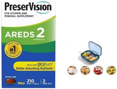 Amazon.com: PreserVision AREDS 2 Eye Vitamin & Mineral Supplement 210 ...