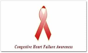 Amazon.com: Congestive Heart Failure Awareness Rectangular Magnet ...