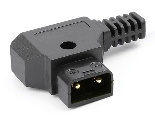 Male D-Tap Plug Connector for DSLR Rig Power Cable V-Mount Anton Battery Black(by FLAXZY ...