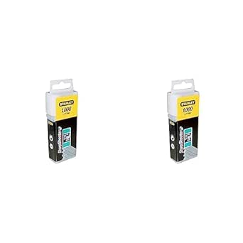 Stanley 1-CT306T 10mm Flat Narrow Crown Staples (1000 Pieces) (Pack of ...
