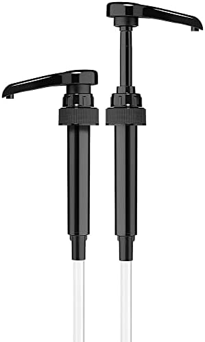 Amazon.com: 2-Pack Black Little Squirt Syrup Pumps for Coffee Syrup ...