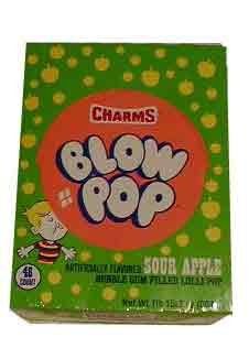 Amazon.com : Charms Sour Apple Blow Pops (Blo Pops) Lollipops : Grocery ...