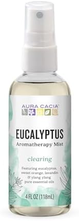 Amazon.com : Aura Cacia Room and Body Mist, Clearing Eucalyptus, 4 Fluid Ounce : Scented Oils ...