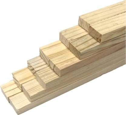 10 inch Natural Pine Wood Strips(Natural Design) for Art and Craft(10 ...