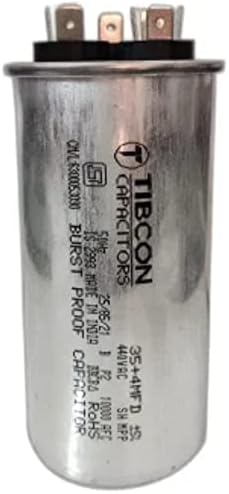 M&M HARIS 35+4 MFD 440V Tibcon Capacitor for Air Conditioner (Split ...