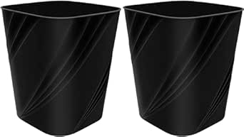 Amazon.com: DAJITRE Small Plastic Trash can Wastebasket Recycling Bin ...