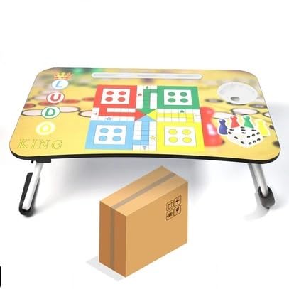 HUZOYA Multipurpose Foldable Laptop Table with Cup Holder | Mac Holder ...