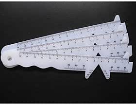 Amazon.com: MC-CHICK Flexible Plastic PD (Pupillary Distance) Ruler ...