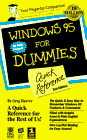 Windows 95 for Dummies Quick Reference: greg-harvey: 9781568849812 ...