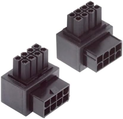 chenyang 2 Pack ATX 8Pin EPS 12V 90 Degree Angled CPU Power Connector ...