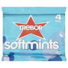 Amazon.com : Trebor Spearmint Softmints 4 Rolls - Pack of 6 : Candy ...