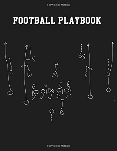 Football Playbook: 100 Page Football Playbook Notebook To Draw Football ...