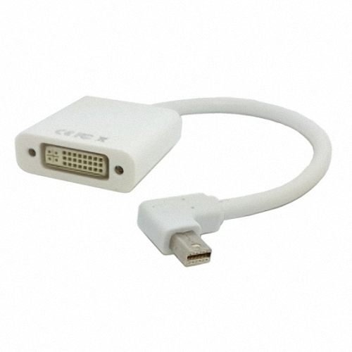 Amazon.com: Cablecc White Color Right Angled 90 Degree Mini DisplayPort ...