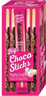 Amazon.com : Nicos big choco sticks Popping candy 20ct -Feel the Pop ...