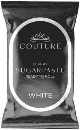 Couture Sugar Paste White - Professional Quality Fondant Icing Smooth ...
