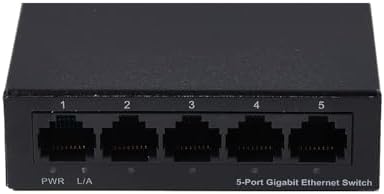 Amazon.com: 5 Port Gigabit Switch, Ethernet Unmanaged Switch, 1000Mbps ...