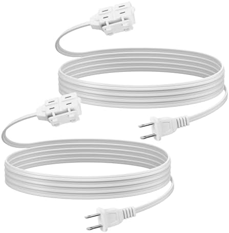 Amazon.com: BN-LINK 6 ft 3 Outlet Indoor Extension Cord 16/2 SPT-2, 2 ...