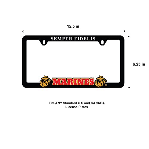 Snapklik.com : Officially Licensed Marine Corps USMC Car License Plate ...
