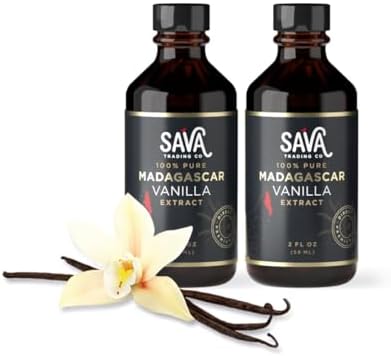 Amazon.com: SAVA Madagascar Vanilla Extract – 100% Pure Vanilla Extract ...