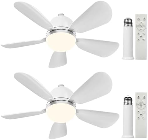 Amazon.com: Bell+Howell Socket Fan Cool Light Deluxe with 2 Socket ...