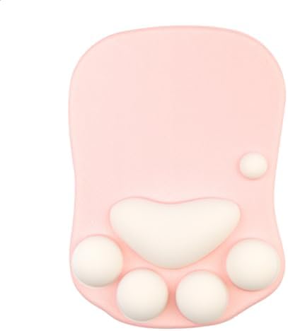 Amazon.com: Cute Cat Paw Mouse Pad With Wrist Support - Non-Slip ...