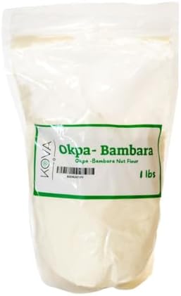 Amazon.com : Kovafood Okpa Flour, Bambara nut flour 1lb : Grocery ...