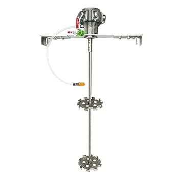 COSMOSTAR 1/2HP 55 Gallon Pneumatic 55 Gallon Agitator Adjustable Drum ...