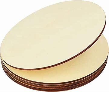 GCAA Round Circle MDF Pine Wood 12 inch MDF Boards for Art and Craft ...