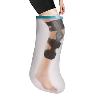 Fasola Full Leg Cast Cover for Shower, Waterproof Plaster Dressing ...