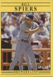 Amazon.com: 1991 Fleer Baseball Card #597 Bill Spiers : Collectibles ...