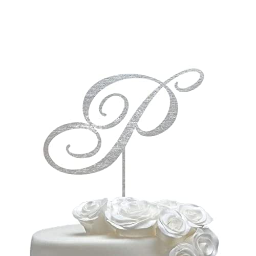 Amazon.com: Personalized Cake Topper for Wedding - Monogram Cake Topper ...